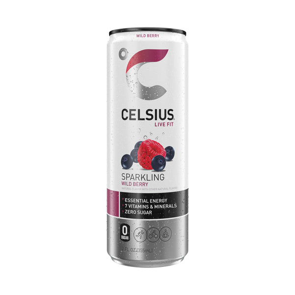 Celsius Energy Drink Live Fit Sparkling Wild Berry – Mouv Pilates ...