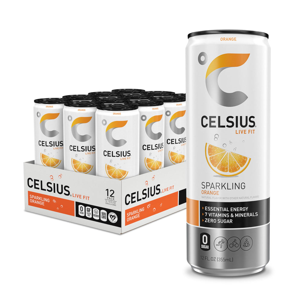 Celsius Energy Drink Live Fit Sparkling Orange – Mouv Pilates Reformer ...