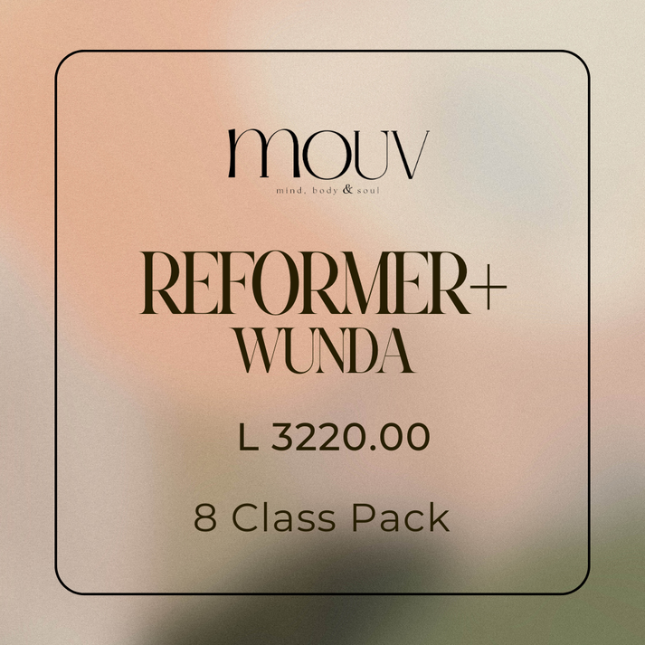 Mouv Reformer + Wunda 8 Pack – Mouv Pilates Reformer Studio